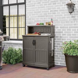 Patio Storage and Prep Station - Stoney - Suncast® Corporation